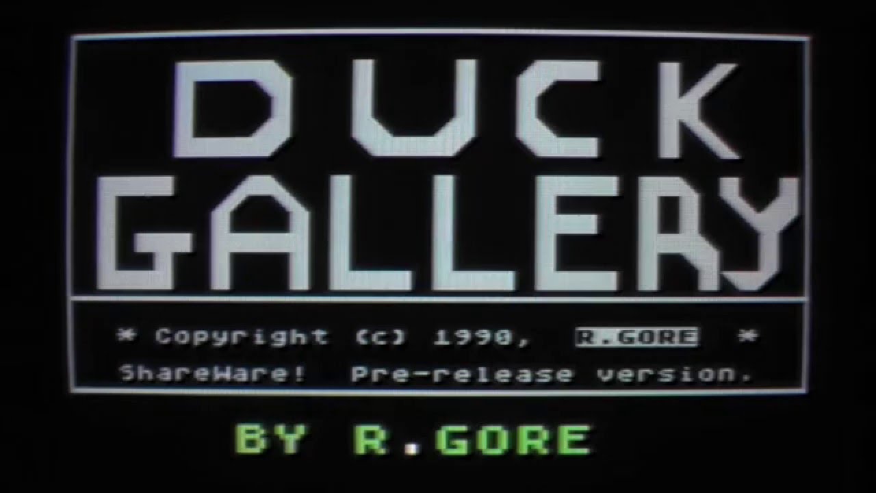 Let's Play: Duck Gallery (Atari 800XL) - YouTube