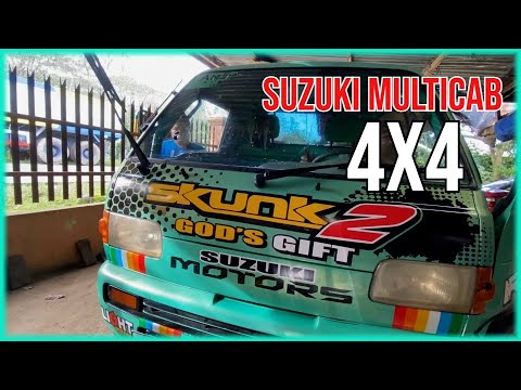 SUZUKI MULTICAB 4X4 STICKER DESIGN! CUT OUT STICKER INSTALLATION - YouTube