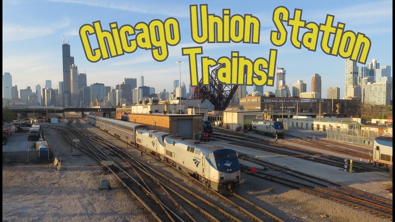 Chicago Union Station Trains! - YouTube