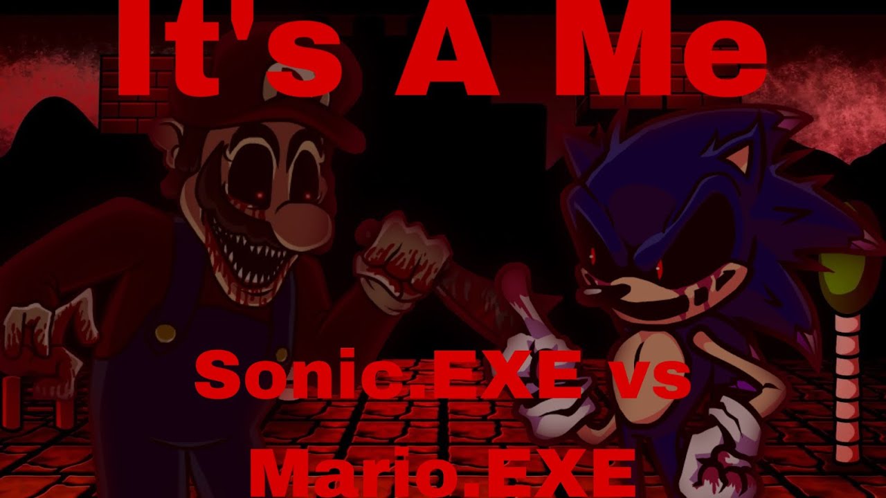 Fnf It’s A Me but Sonic.EXE vs Mario.EXE - YouTube