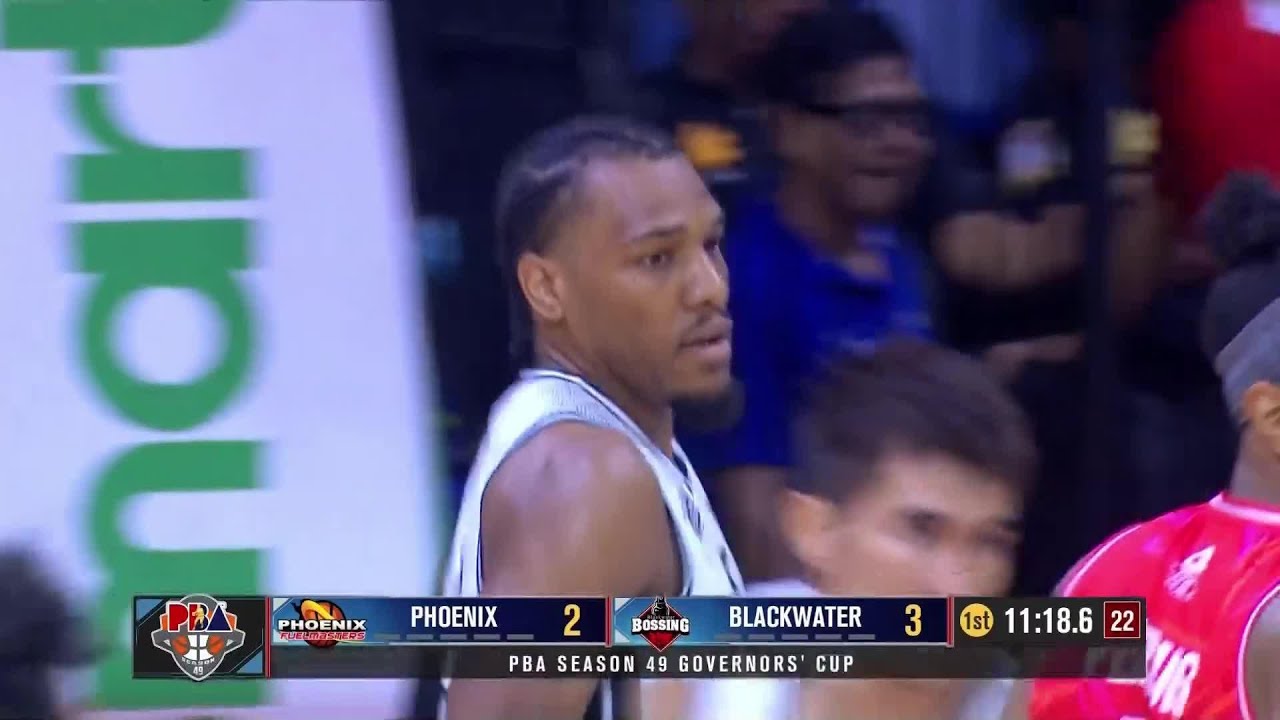 George King ASSERTS DOMINANCE for Blackwater vs Phoenix in 1Q | PBA ...