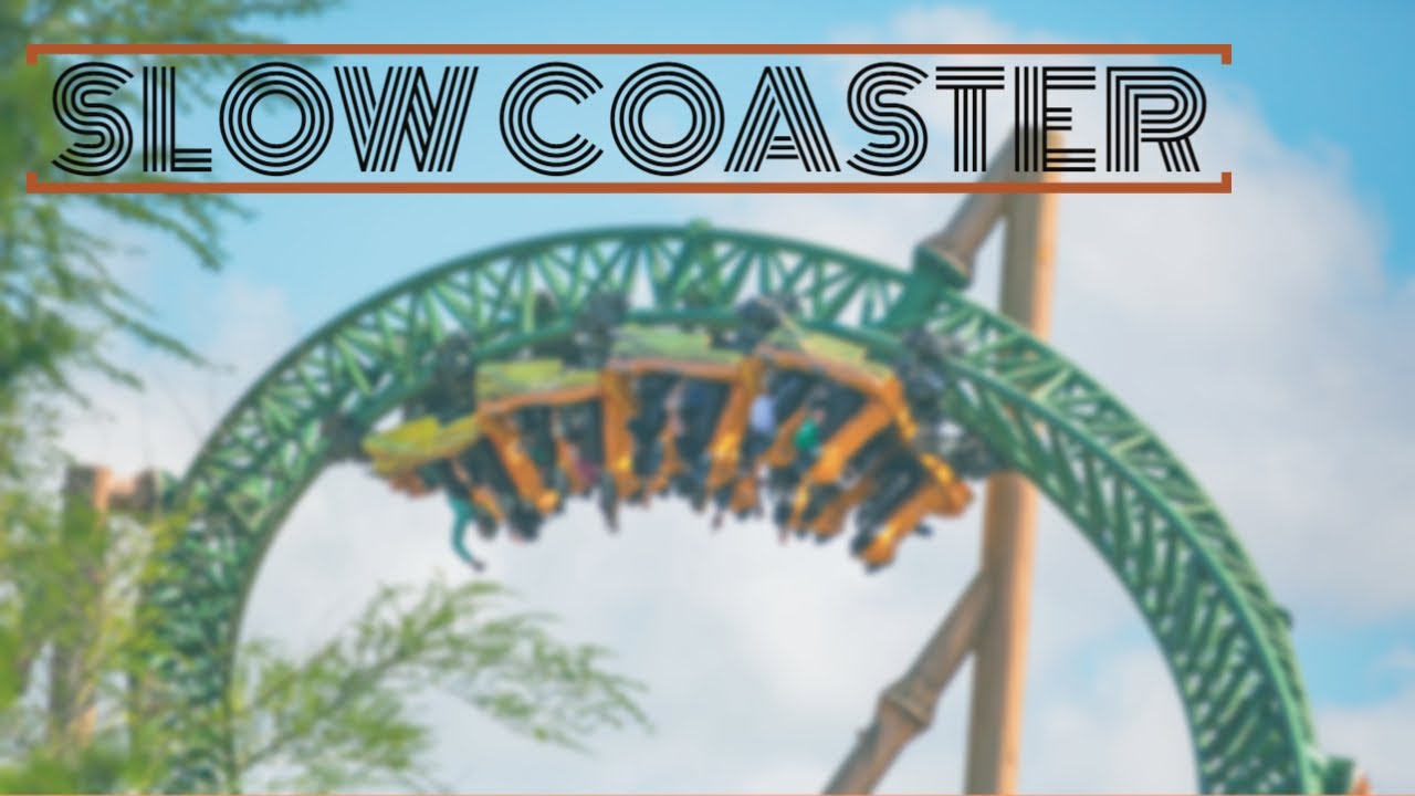 Slow Coaster | Busch Gardens Tampa - YouTube