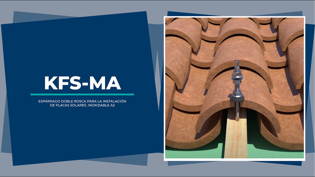 KFS-MA | Adjustable studs for the installation of solar panels. Double ...