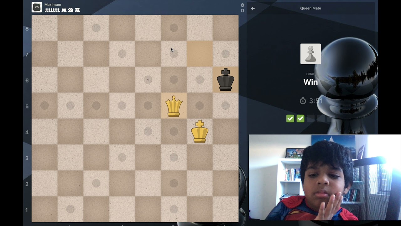 Queen Mate - Chess Endgame - YouTube