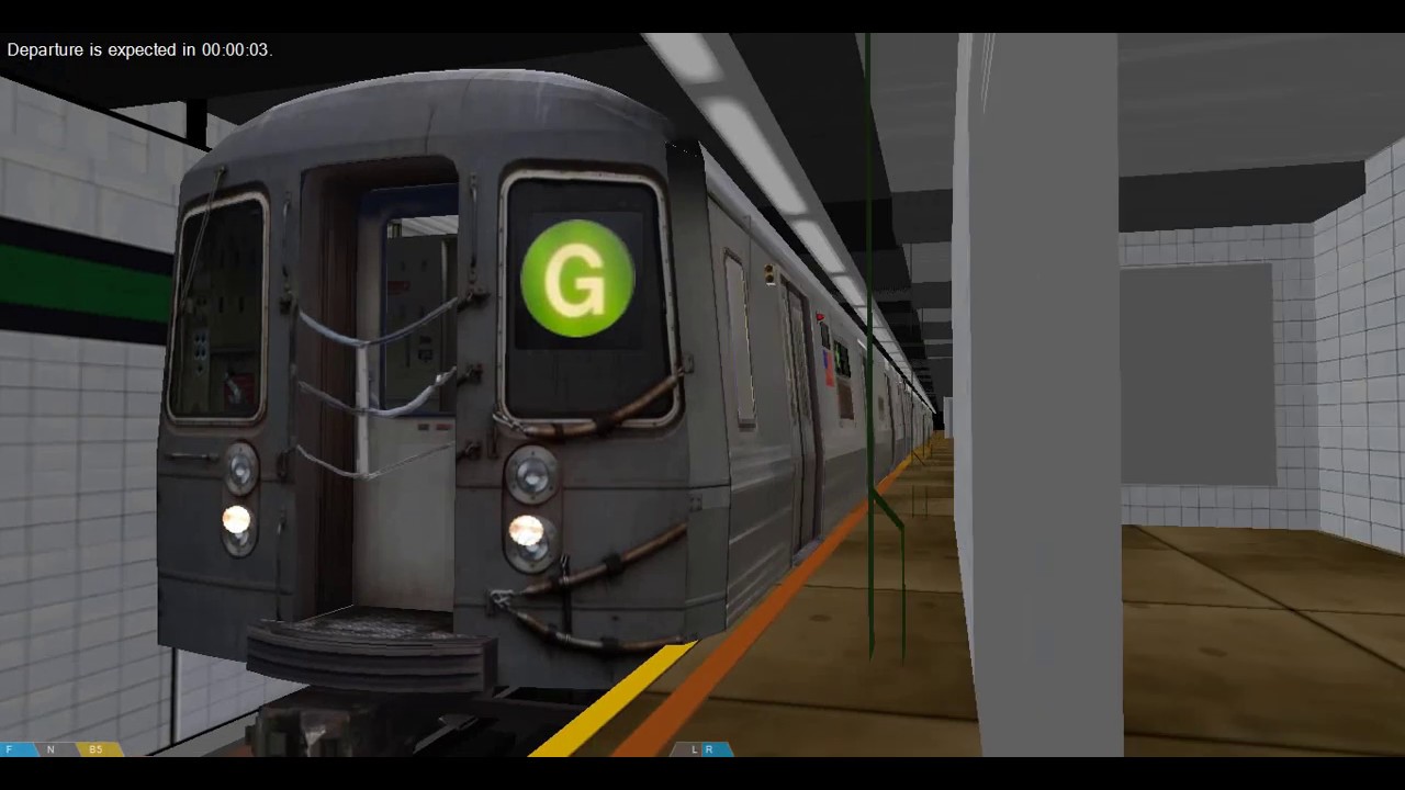 OpenBVE Roundtrip: The R68A (G) To/From Bergen Street (Midday G.O ...