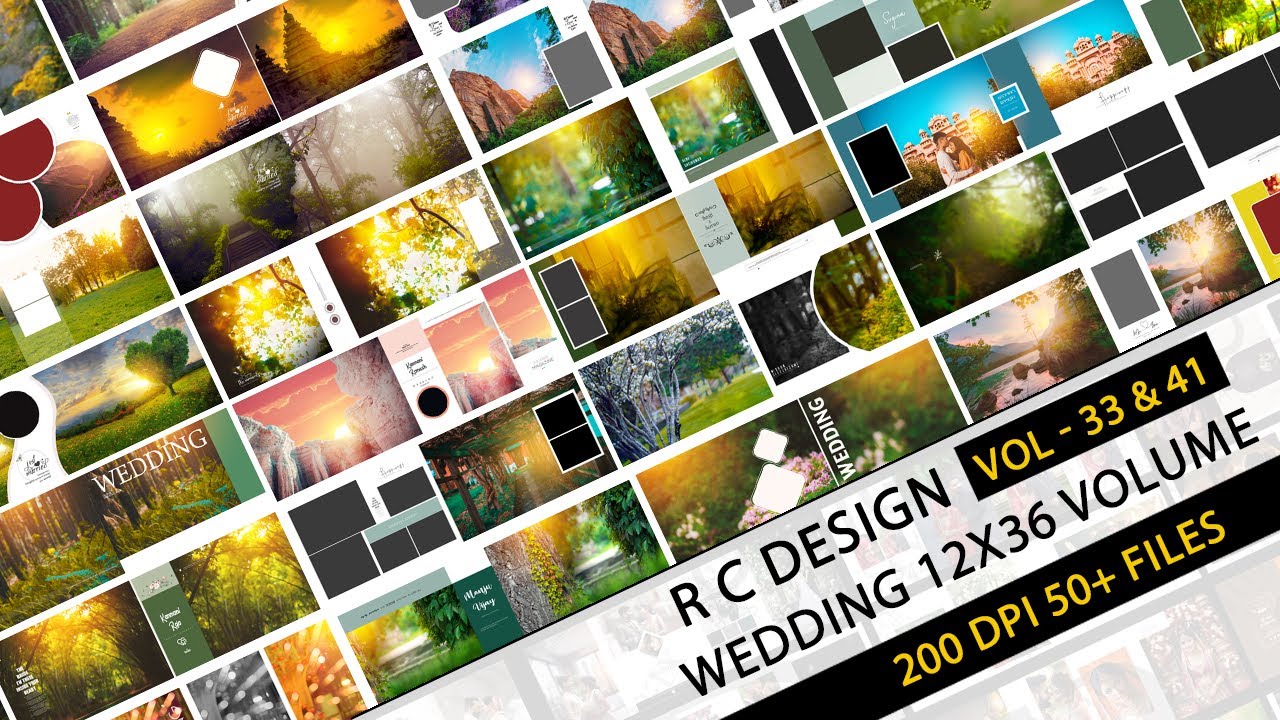 12x36 RC Design Vol 33 & 41 #design #photoediting #photoshop - YouTube
