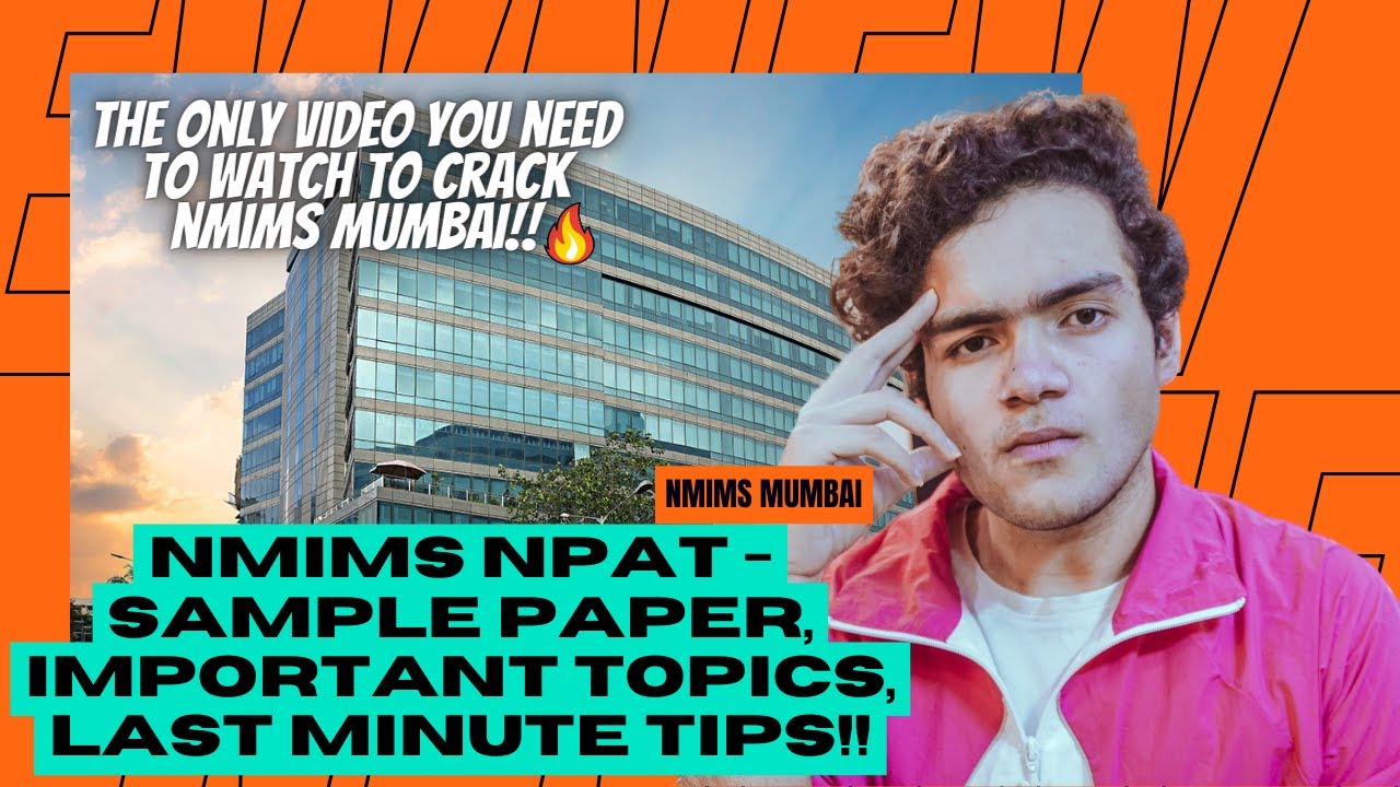 NMIMS Mumbai Guaranteed Selection🔥💯 | Nmims NPAT - Sample Paper ...