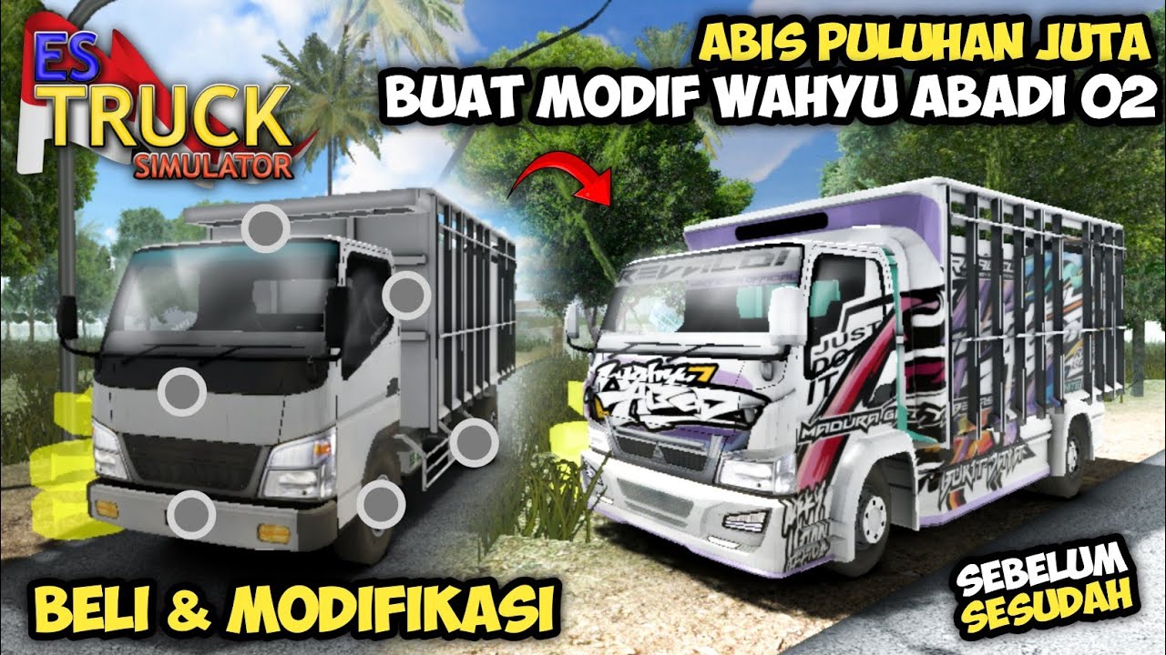 AKHIRNYA KEBELI CANTER WAHYU ABADI LANGSUNG MODIF DI RERO DESIGN ETS ID ...
