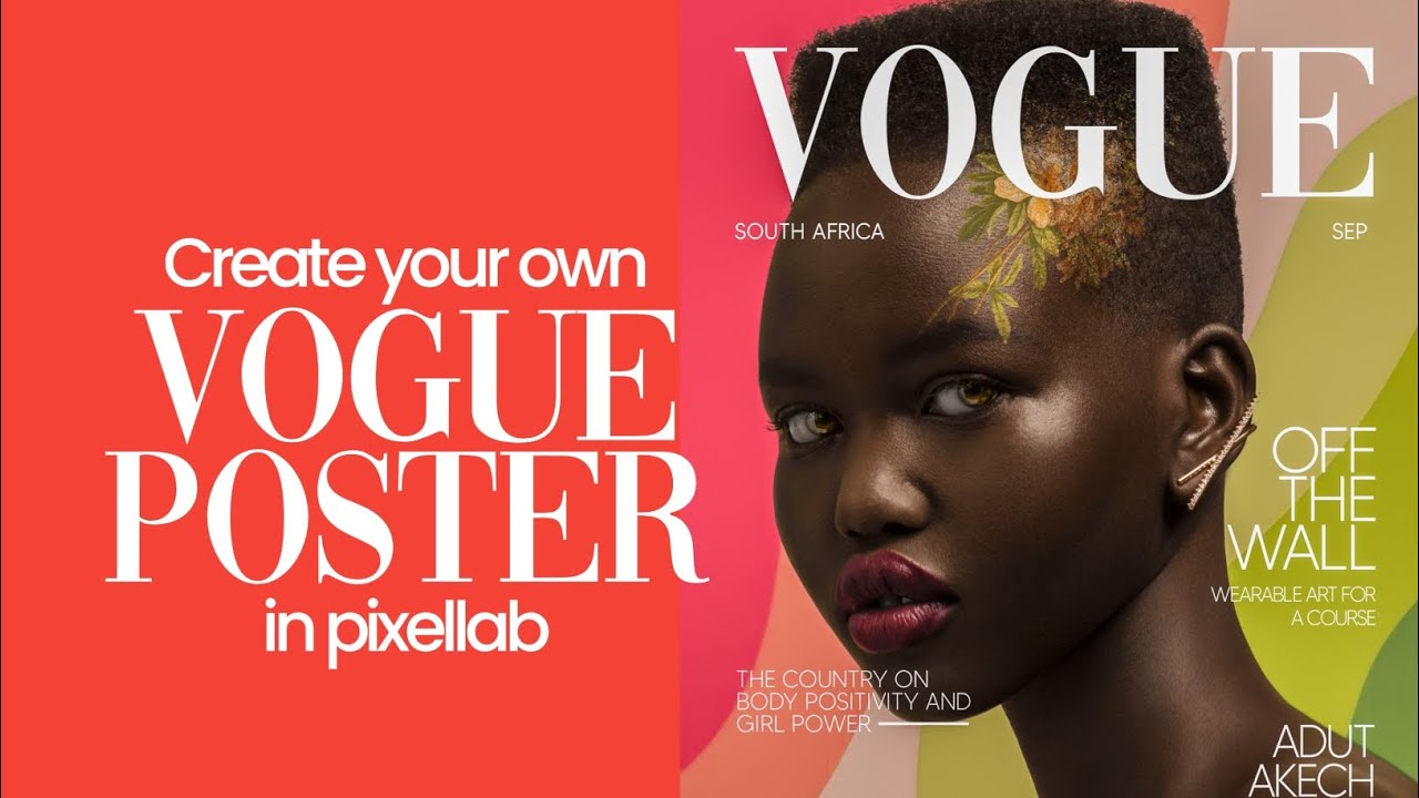 Beginners learn this VOGUE DESIGN technique! - YouTube