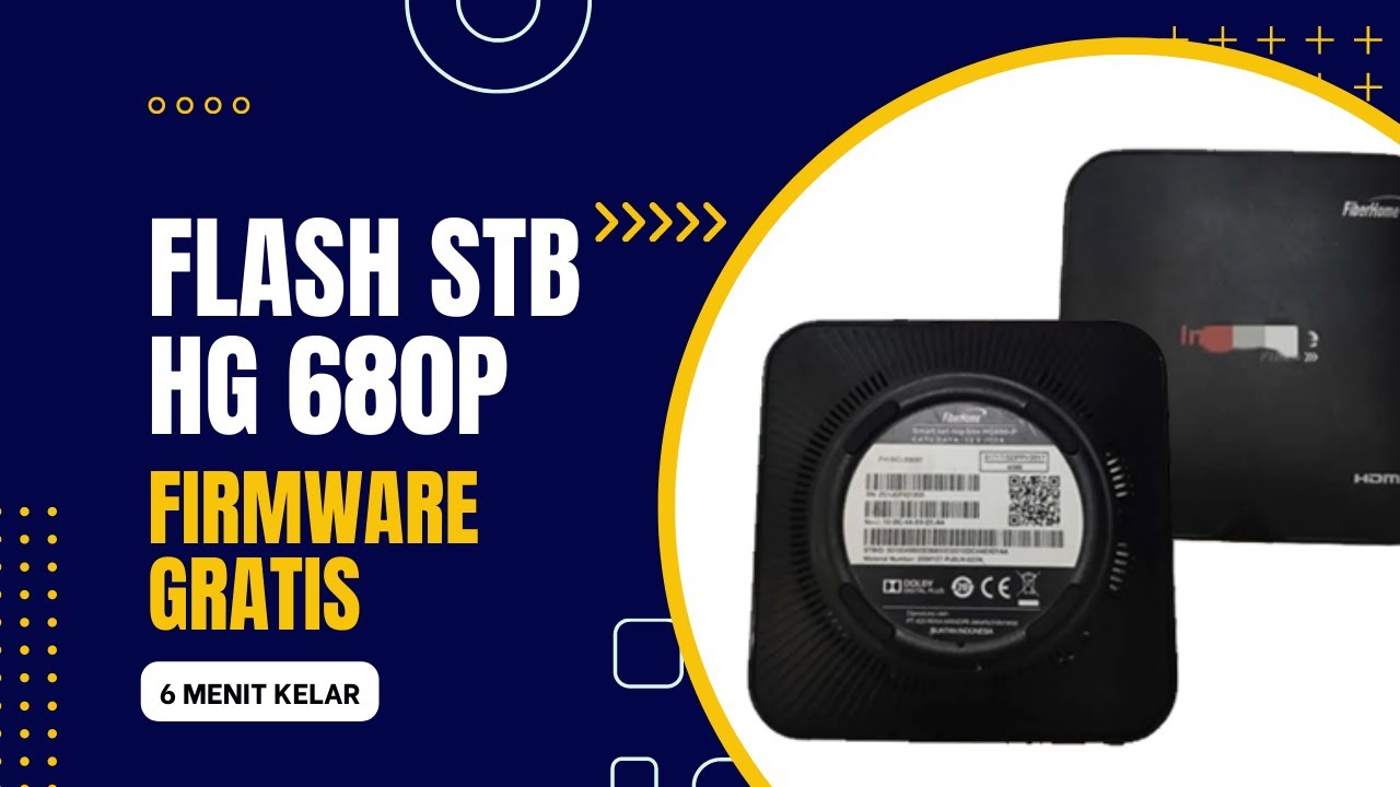 Cara Flash STB HG 680 P Gratis - YouTube