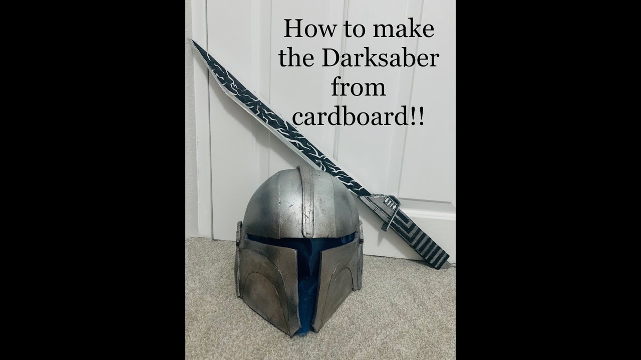 DIY Darksaber from cardboard! - YouTube