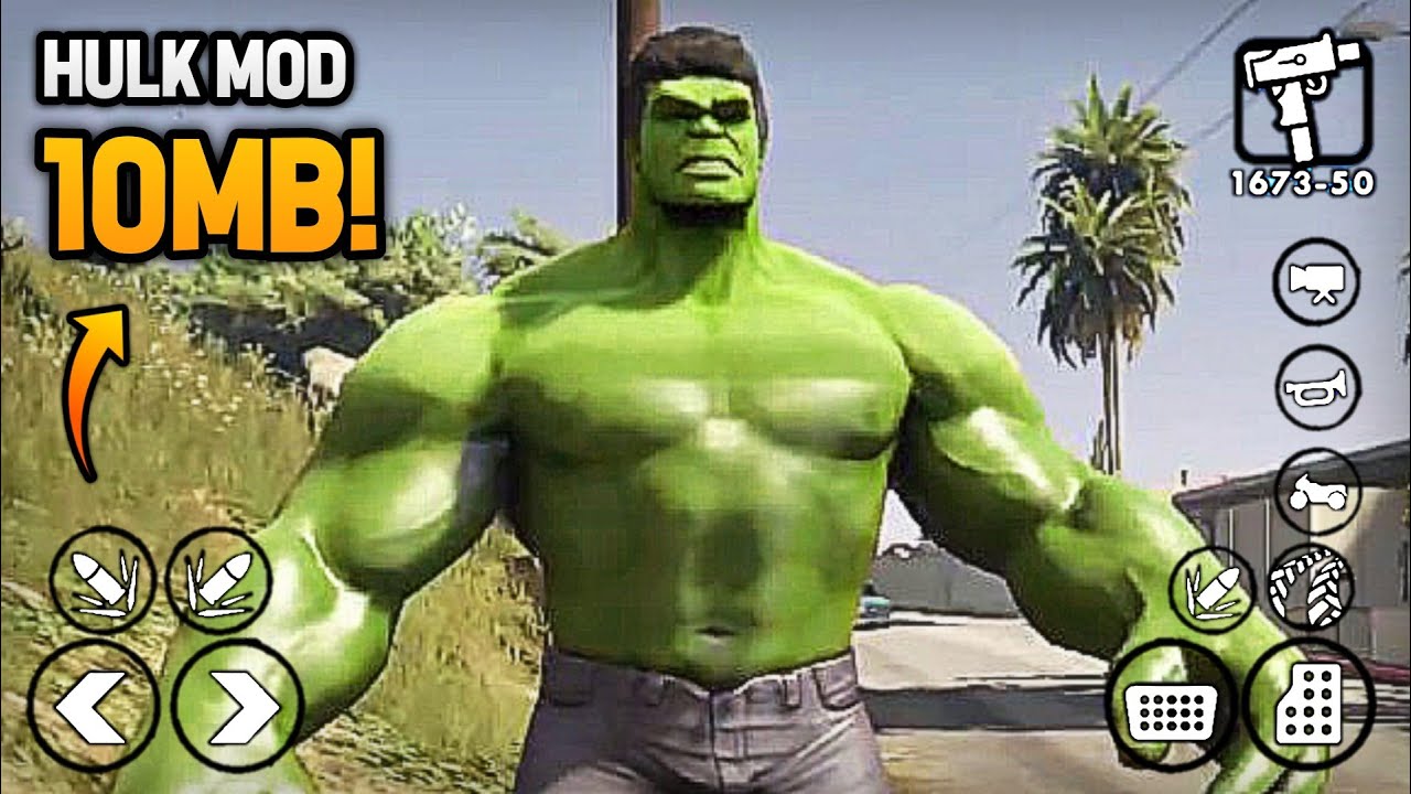 [10MB] Hulk Mod For GTA San Andreas Android | Modding Master - YouTube