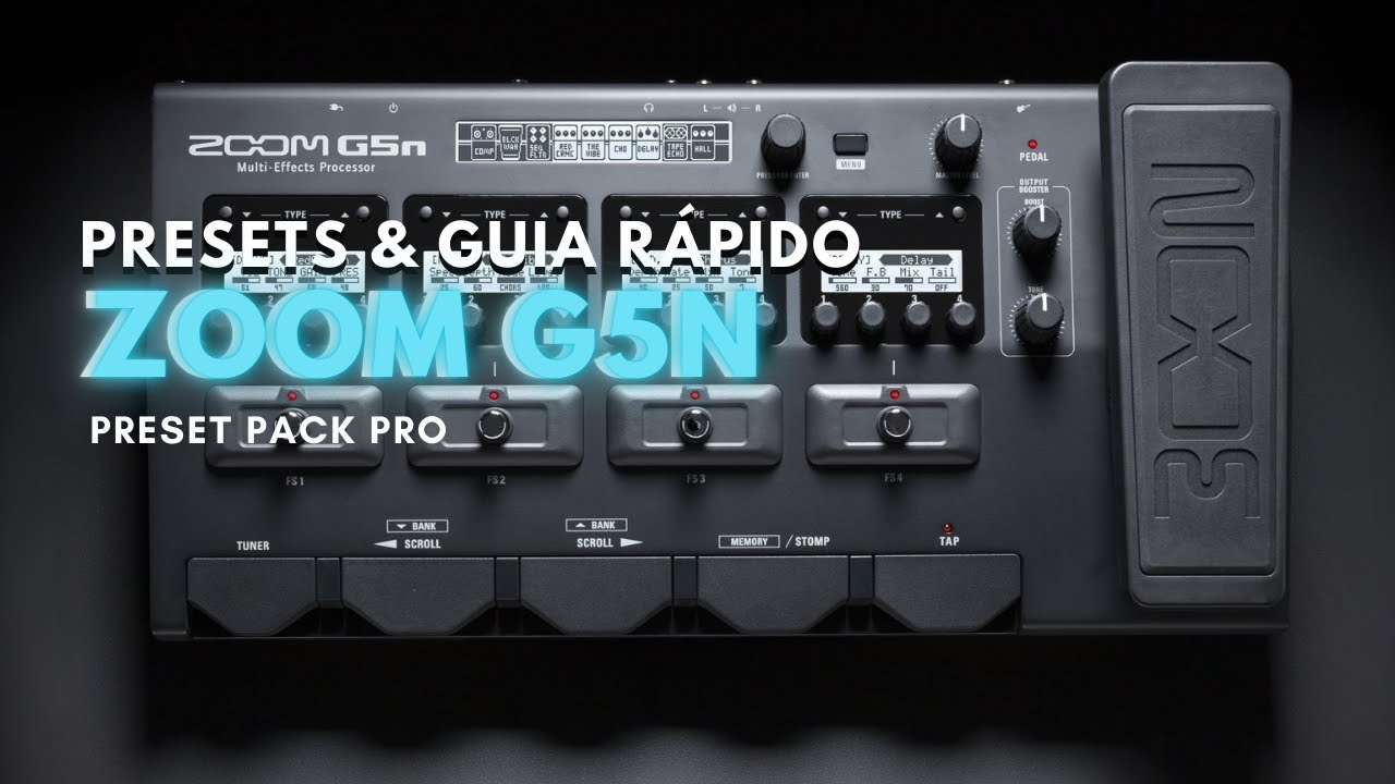 PRESETS & GUIA RÁPIDO ZOOM G5N! TENHA TIMBRES INCRIVEIS NA SUA ...