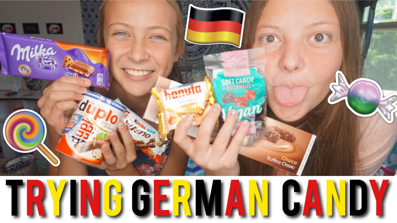 Trying German Candy! Americans Try Foreign Food! - YouTube