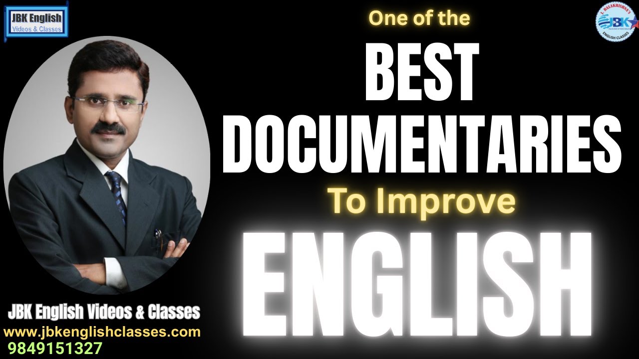 ENGLISH with DOCUMENTARIES -JBK English Videos & Classes #spokenenglish ...