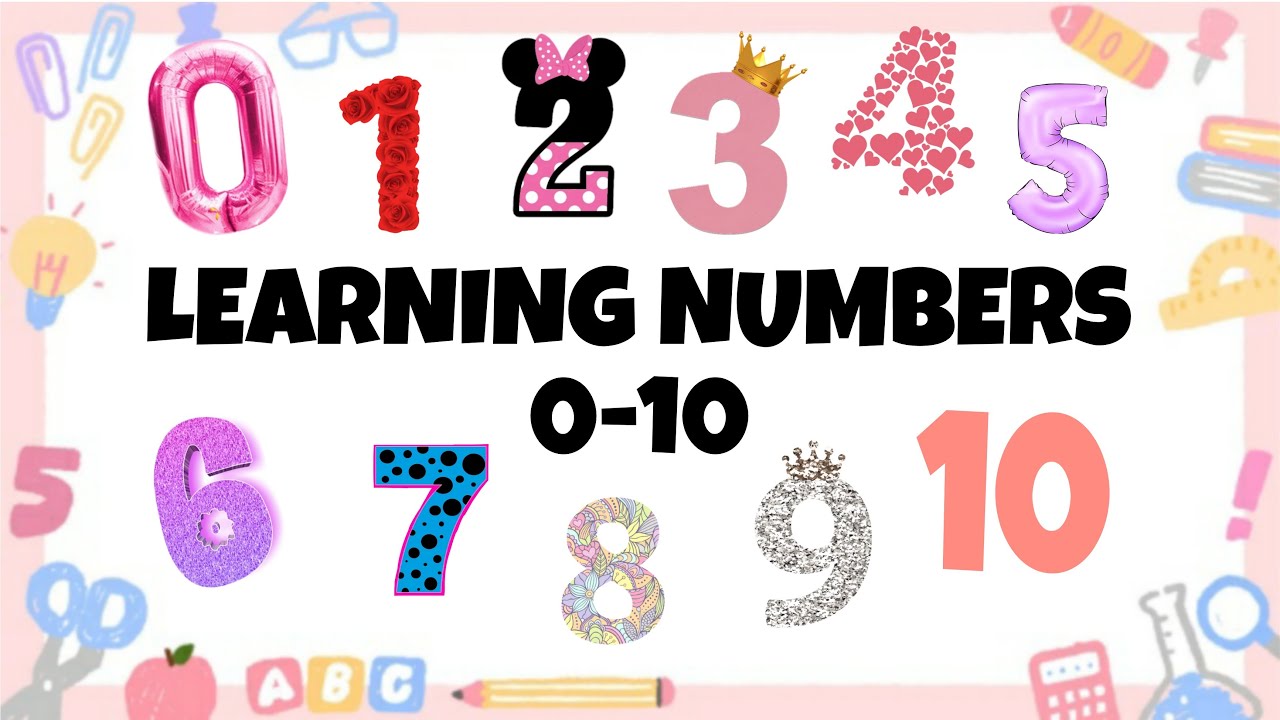 LEARNING NUMBERS FROM 0-10|| EDUCATIONAL VIDEO|| FOR KIDS - YouTube