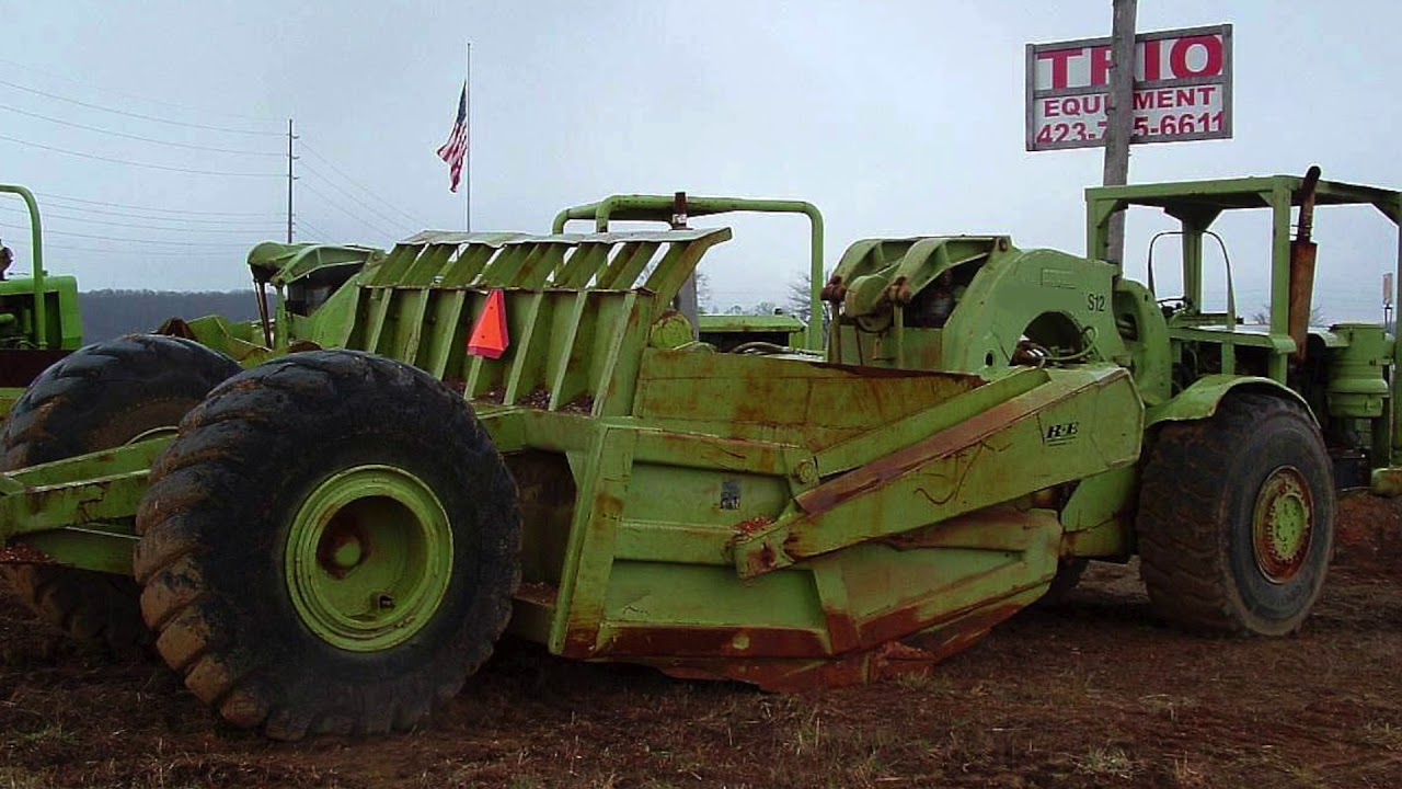 Classic Machines: revisiting Euclid's S-12 scraper - YouTube