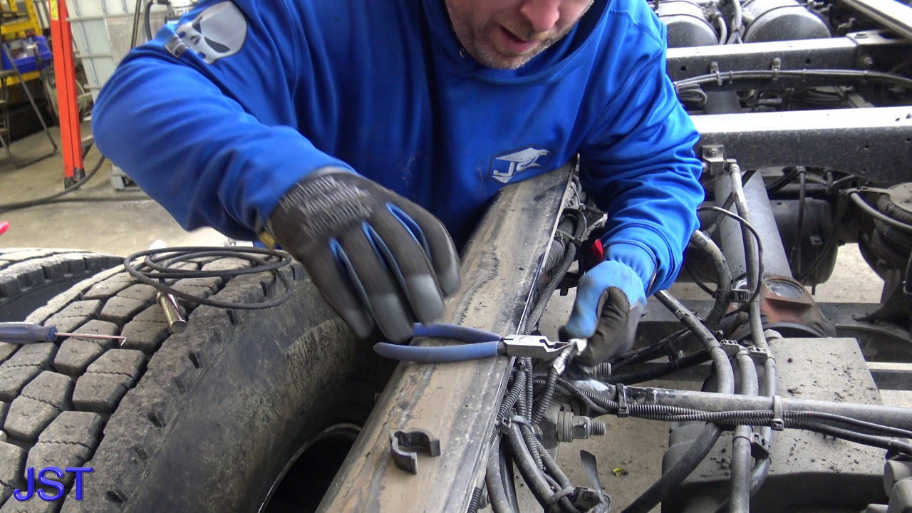 BENDIX WHEEL SPEED SENSOR REPAIR - YouTube