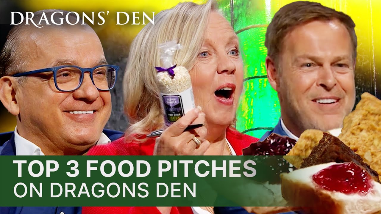 Top 3 Food Pitches In The Den | Dragons' Den - YouTube
