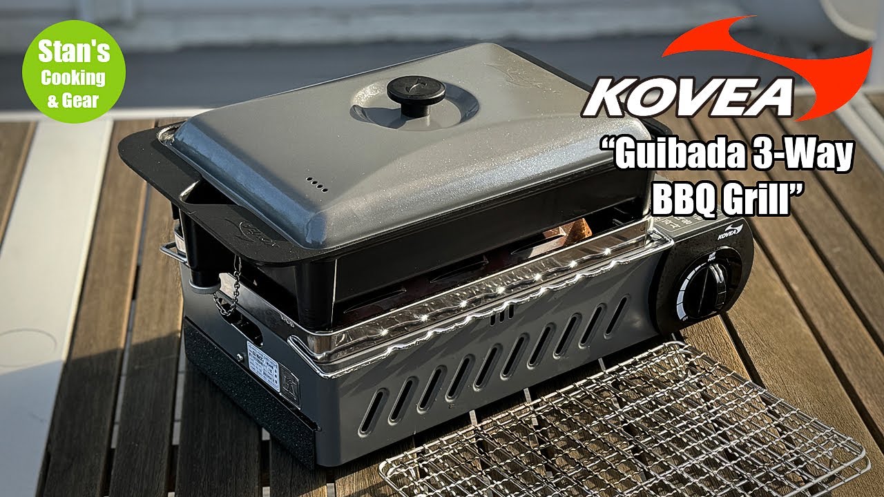 Kovea Guibada 3-Way All in One BBQ Grill & Stove / The Best BBQ Grill & Stove for Camping ...