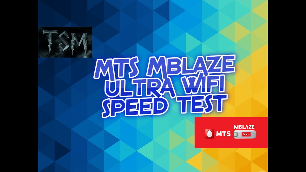 MTS MBlaze Ultra Wi-Fi Internet Speed Test | Day VS Night - YouTube