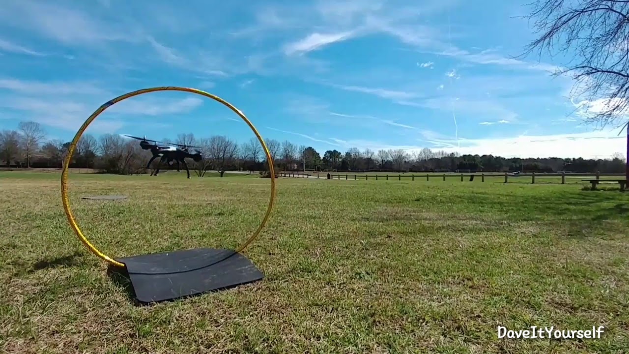 Drone DIY FPV Training Hoops - YouTube