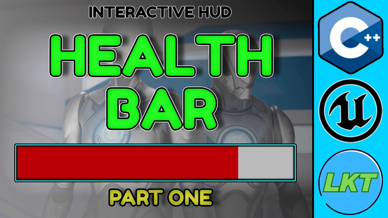 Create an Interactive HUD in Unreal Engine C++ (Health Bar) Part One ...