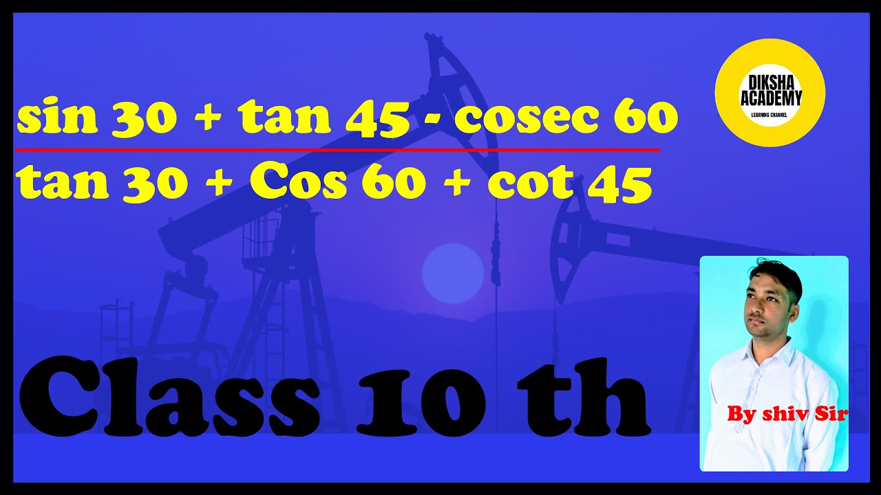 Cosec 60 Degree Value / If 8 Is A Positive Acute Angle Such That Sec 8 ...