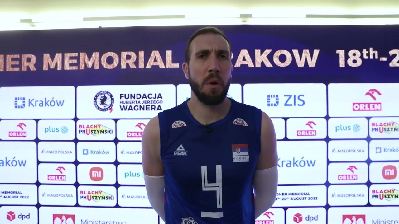 WAGNER CUP 2022; Nemanja Petric interview after 2nd match - YouTube