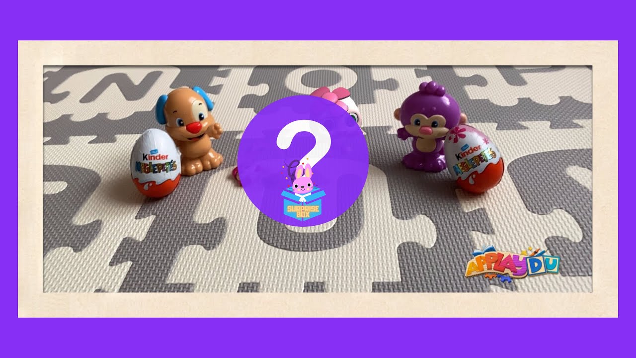 Opening Applaydu Kinder Surprise Eggs and show how to scan the QR code ...