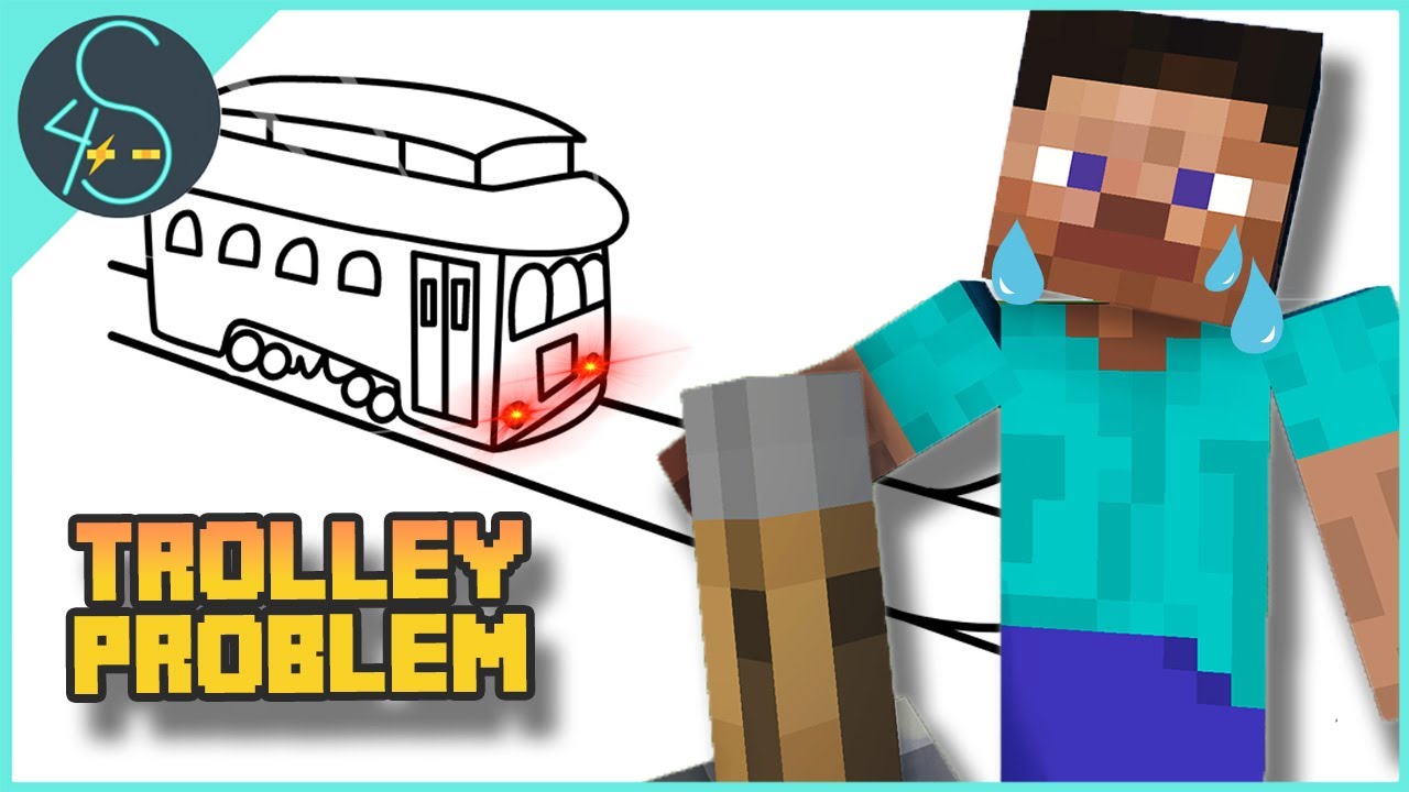 The Trolley Problem makes Minecraft Hilarious! - YouTube