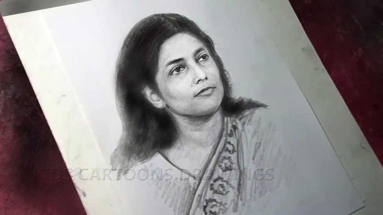 How to Draw Nandini Satpathy Odisha first female Chief minister Drawing ...