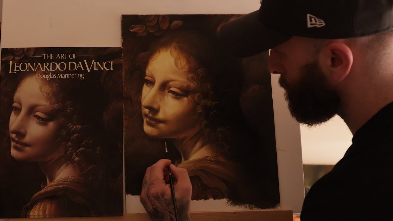 Leonardo Da Vinci Master Copy Painting Timelapse by Cody Charleston ...