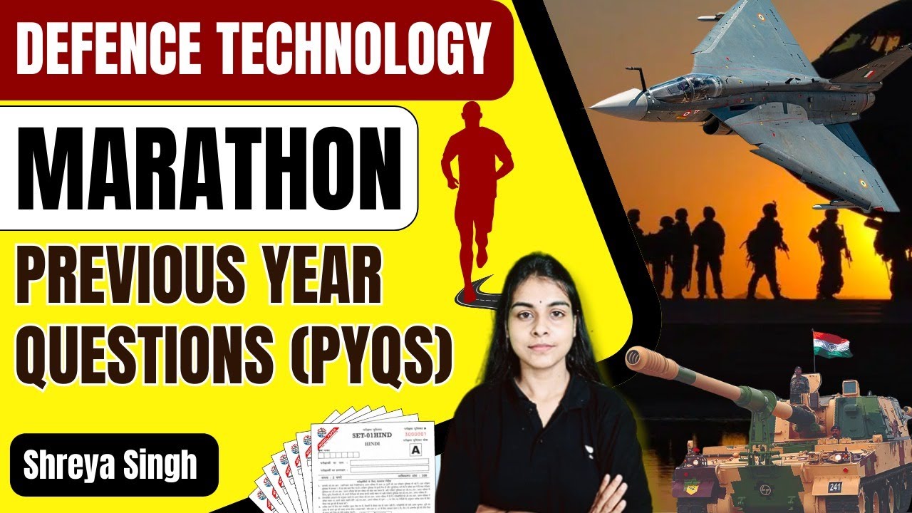Defence technology I Previous year Question (PYQs) l Sci and Tech l ...