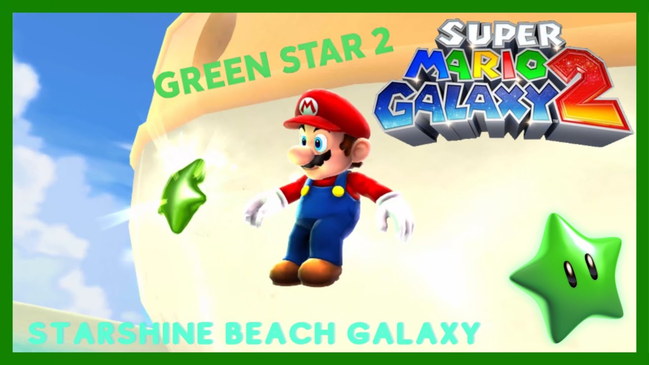 [Super Mario Galaxy 2] Starshine Beach Galaxy | Green Star 2 - YouTube