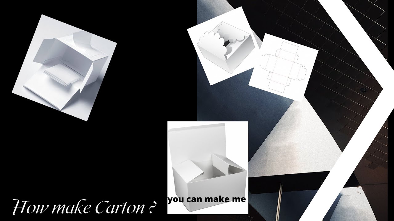 Carton Box Making | mono carton making | | learn with satyam ...