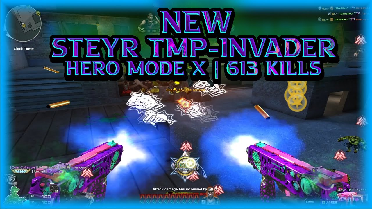 Crossfire West | [NEW] Steyr TMP-Invader | Hero Mode X Gameplay | 613 Kills - YouTube