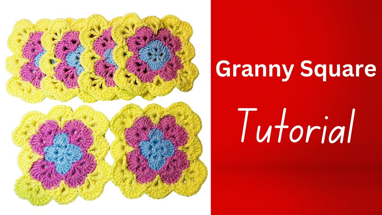 Easy Granny Square Tutorial - YouTube