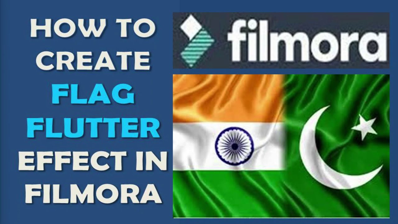 How to Make Flag Fluttering Effect in Wondershare Filmora - YouTube