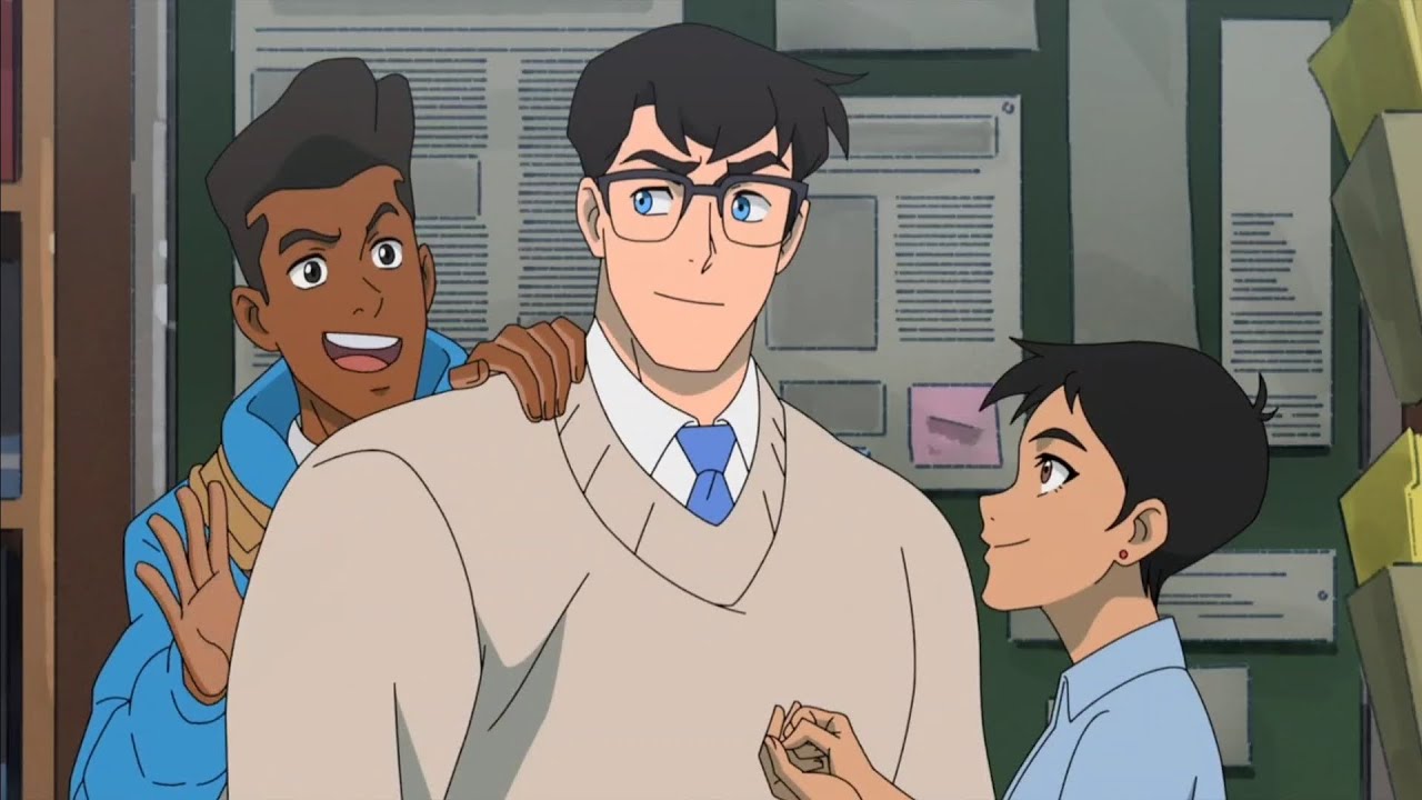 Clark, Lois e Jimmy Conhecem Perry White "Minhas Aventuras Com Superman ...