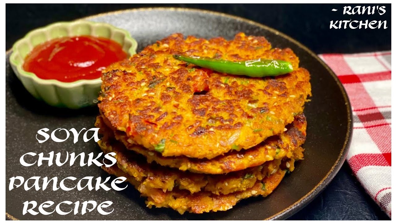 Soya Chunks Pancake with Special Chutney | Soya Thalipeeth Recipe | # ...