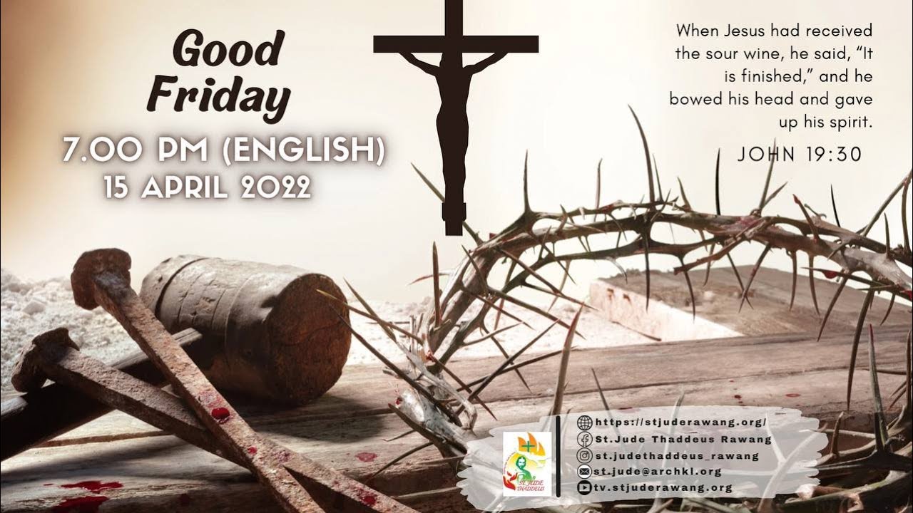 Good Friday - English (Way of the Cross and Service) - YouTube