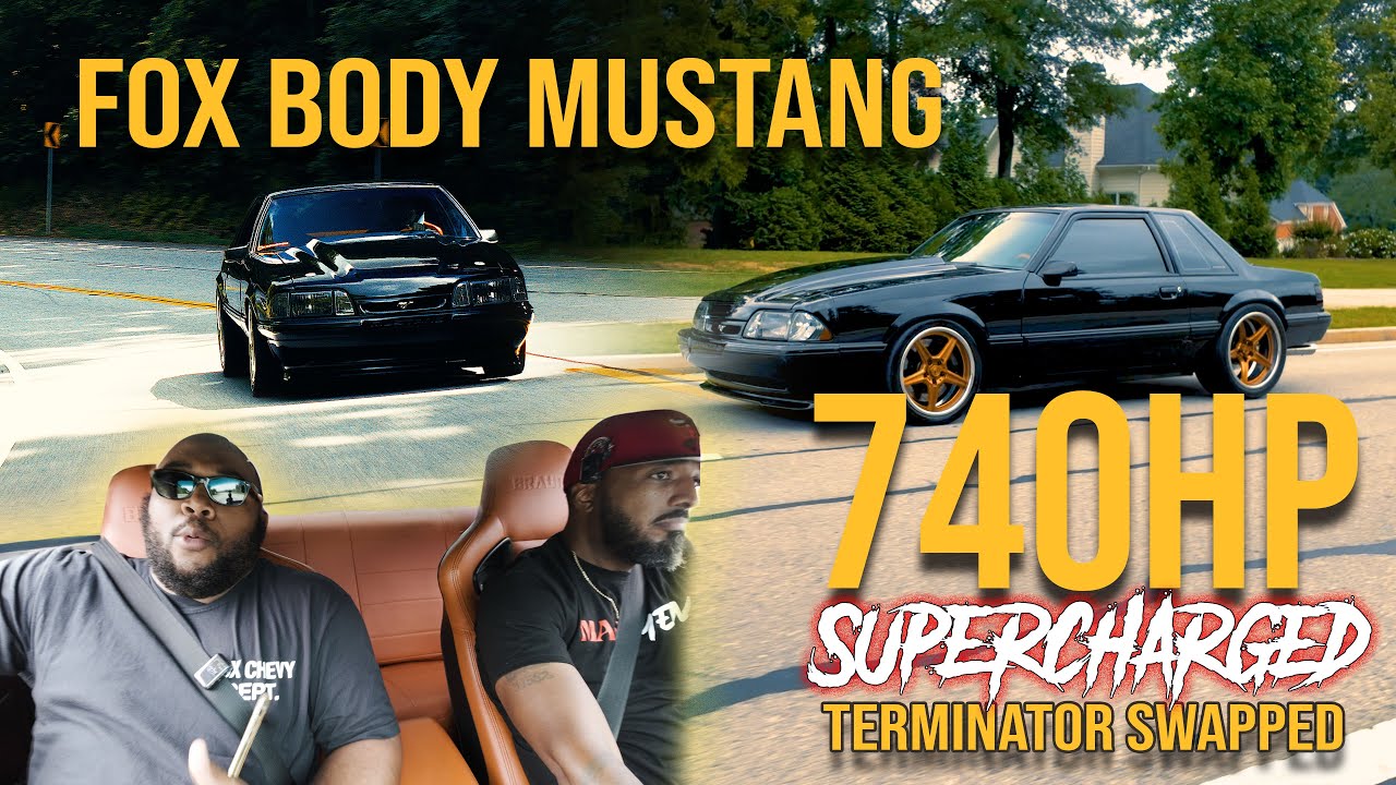 Ride Along in a 740HP Supercharged Fox Body Mustang - YouTube