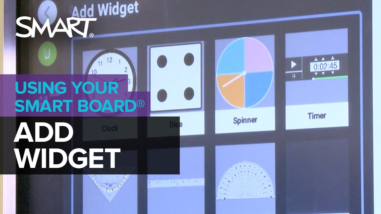 iQ experience: Widgets in SMART Notebook Player (2020) - YouTube