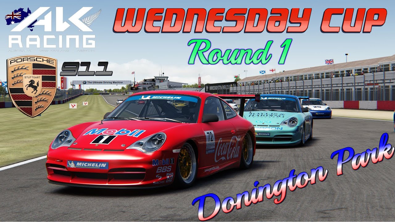 AK RACING- WEDNESDAY CUP- PORSCHE 911 CHALLENGE @ DONINGTON PARK- Round ...