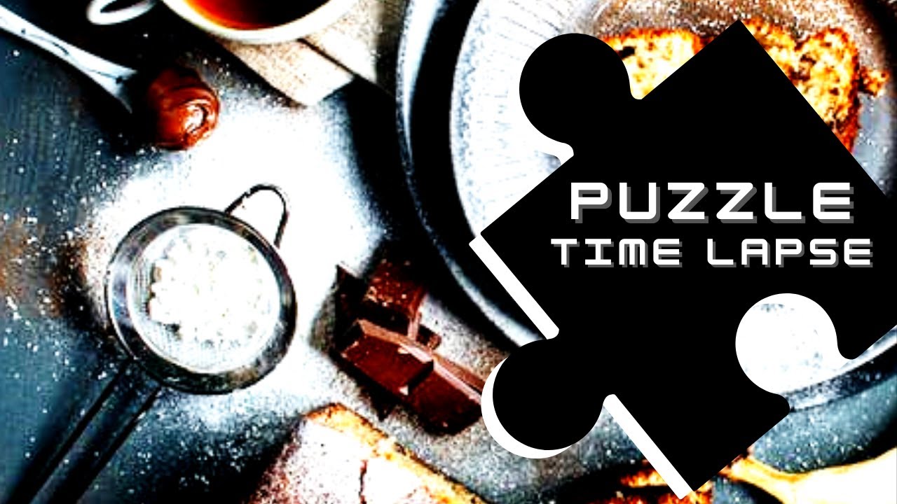 Tea And Dessert | Puzzle Time Lapse #food - YouTube