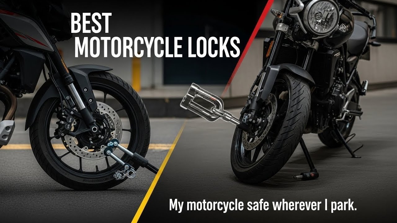TOP 5 Best Motorcycle Locks 2026 | Heavy Duty Motorcycle Chain Locks Vs ...