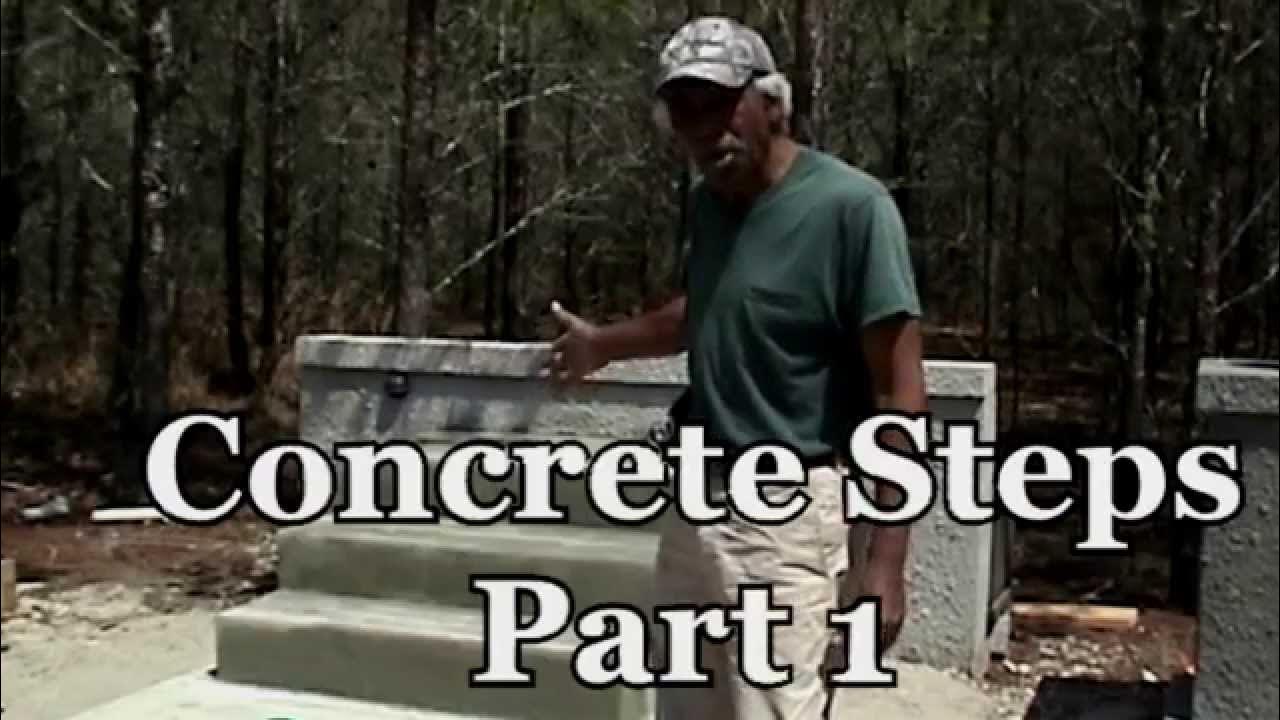 How To Build Concrete Block Steps (Video Tutorial) - YouTube