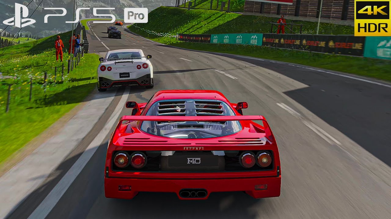 Mountain Race in a Ferrari F40 | GT7 PS5 Pro Gameplay 4K Enhanced HDR | Ultra High Realistic ...