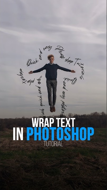 Wrap Text around Objects Photoshop Tutorial - YouTube